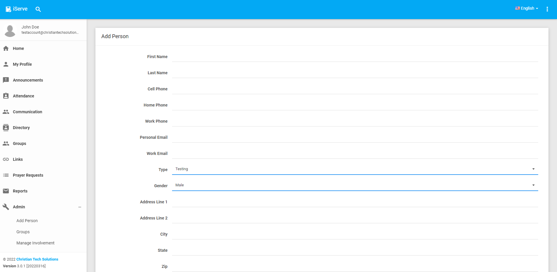 How to add a member to iServe | Christian Tech Solutions